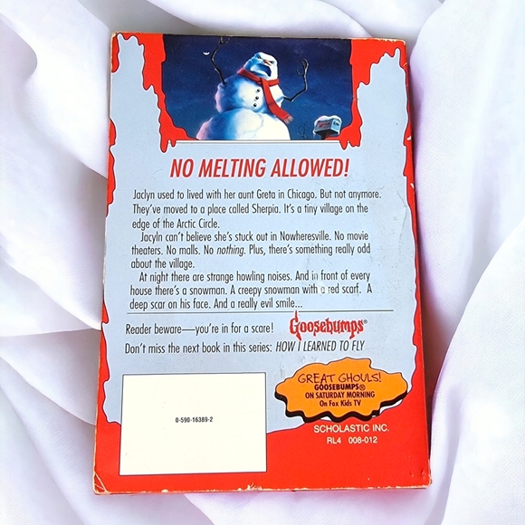 Scholastic | Other | Goosebumps Beware The Snowman By Rl Stine Vintage ...